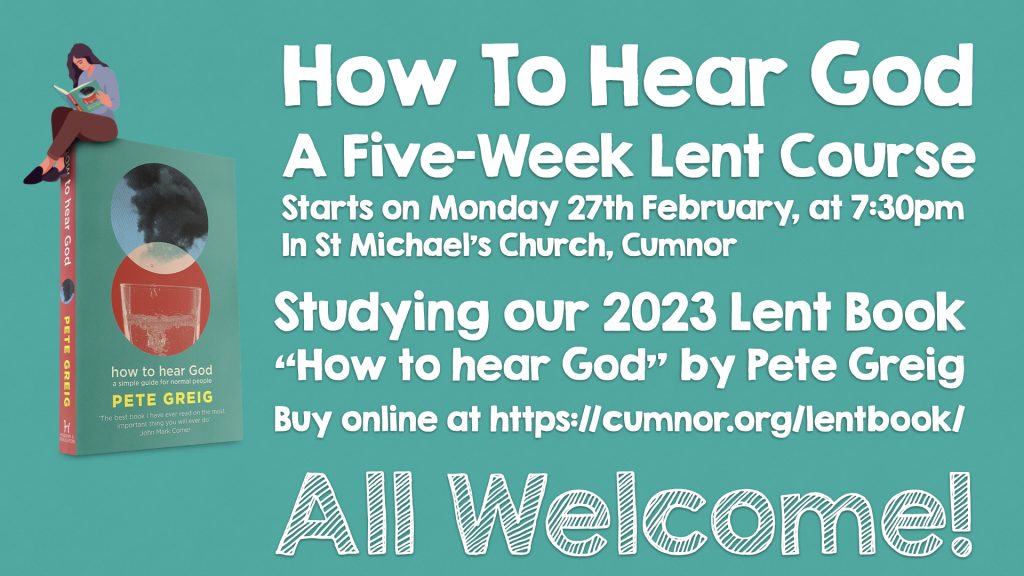 2023 Lent Course - Parish of Cumnor
